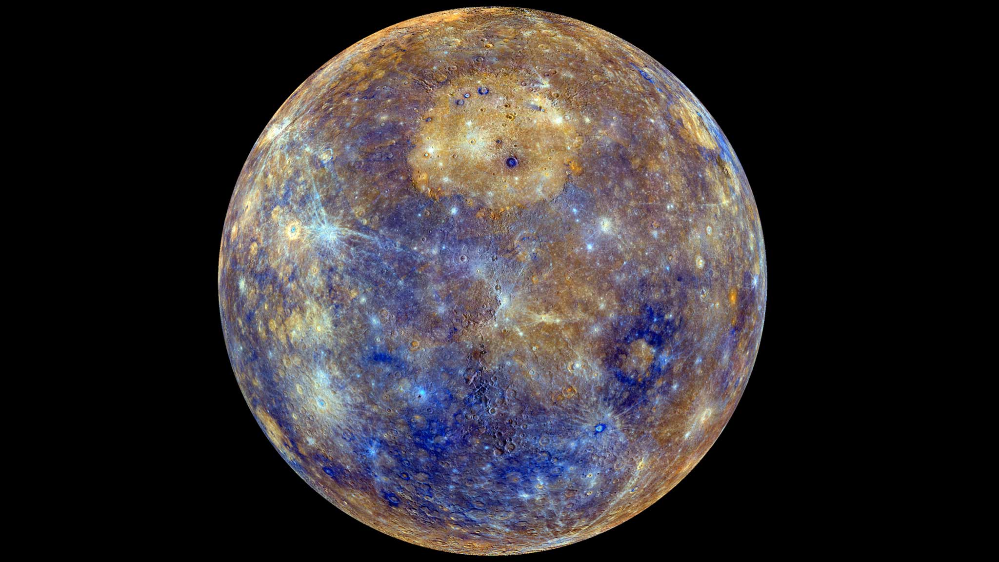 Nasa reveals colourful face of Mercury