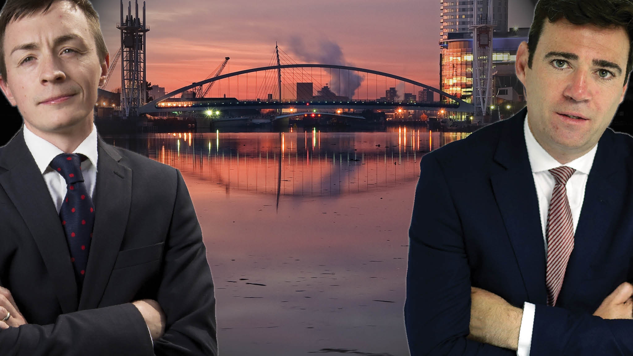 Andy Burnham and Sean Anstee face off in Manchester derby