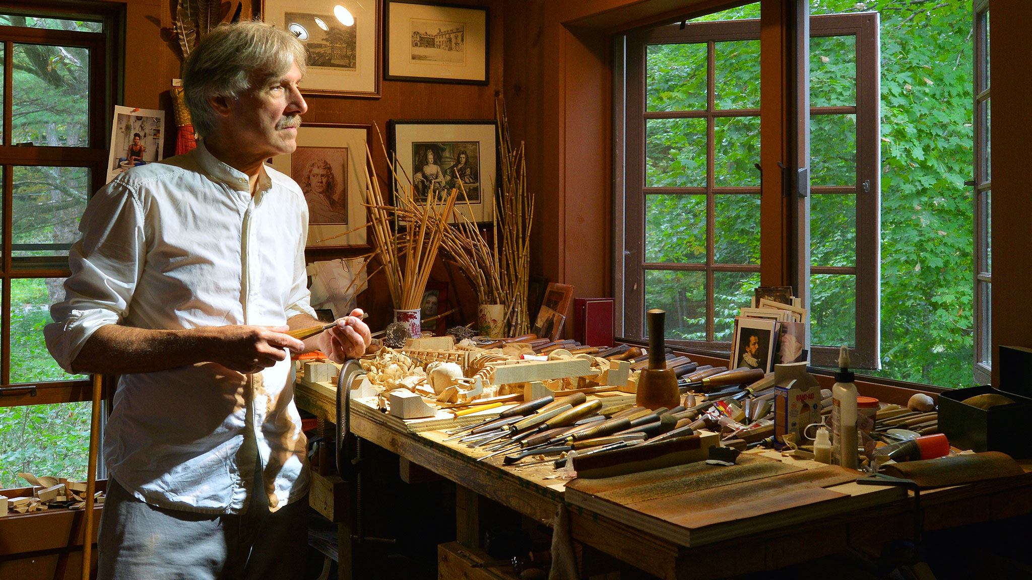 US limewood carver David Esterly whose master died 300 years ago