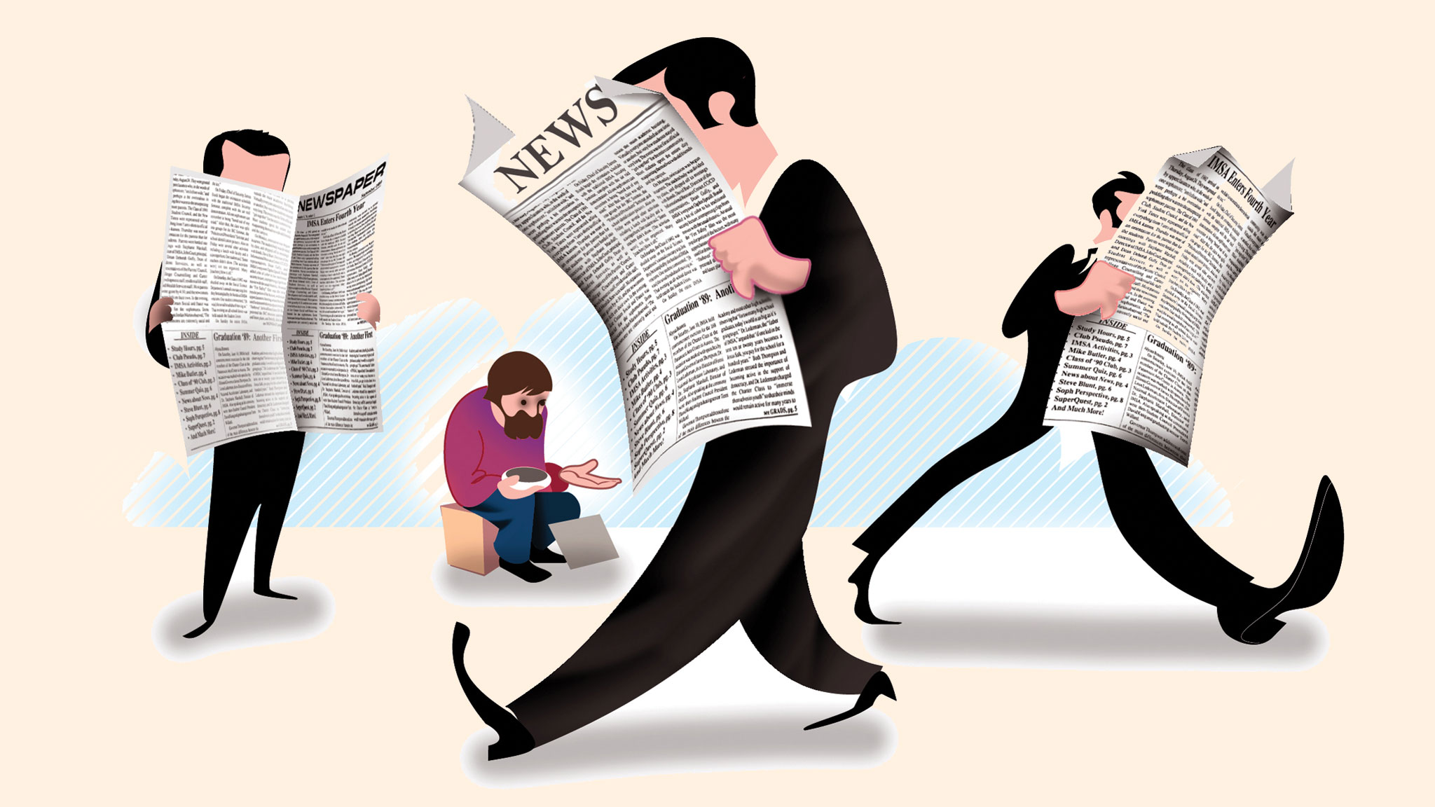 Poverty’s poor show in the media